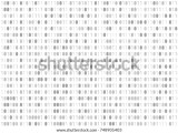 Binary Code Pattern Seamless Digital Technology Stock Vector Royalty
