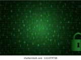 Binary Matrix Computer Data Code Trendy Stock Vector Royalty Free