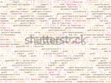 Software Web Developer Programming Codejavascript Abstract Stock Vector