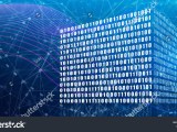 Binary Code Concept Algorithm Binary Data Stock Illustration 1500352253