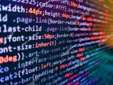 Python Programming Developer Code Writing Programming Stock Photo