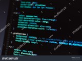 Software Development Software Source Code Programming Stock Photo Edit