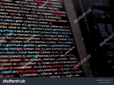 Web Software Developer Doing Javascript Coding Stock Photo 2151841105