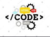Code Programming Languages Html Java Php Stock Vector Royalty Free