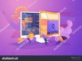 Debugging Development Process Programmer Work Game Stock Vector