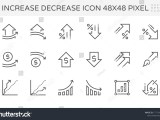 17 063 Increase Decrease Icons Images Stock Photos Vectors