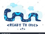 Python Code Language Sign Programming Coding Stock Vector Royalty Free