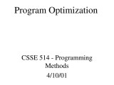 Ppt Program Optimization Powerpoint Presentation Free Download Id