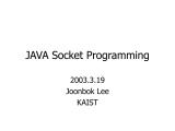 Ppt Java Socket Programming Powerpoint Presentation Free Download