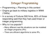 Ppt Integer Programming Powerpoint Presentation Free Download Id