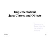 Ppt Implementation Java Classes And Objects Powerpoint Presentation