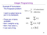 Ppt Linear Programming Mixed Integer Linear Programming And