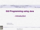 Ppt Introduction To Gui Programming Using Java Iupui Department Of