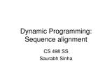 Ppt Dynamic Programming Sequence Alignment Powerpoint Presentation