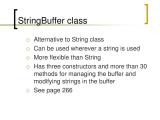 Ppt Stringbuffer Class Powerpoint Presentation Free Download Id 161280