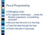 Ppt Pascal Programming Powerpoint Presentation Free Download Id 242546