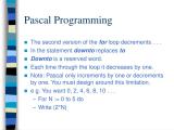 Ppt Pascal Programming Powerpoint Presentation Free Download Id 242546