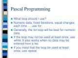 Ppt Pascal Programming Powerpoint Presentation Free Download Id 242546