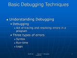Ppt Tutorial 7 Debugging Javascript Section A Basic Debugging