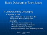 Ppt Tutorial 7 Debugging Javascript Section A Basic Debugging