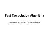 Ppt Fast Convolution Algorithm Powerpoint Presentation Free Download