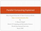 Ppt Parallel Computing Explained Powerpoint Presentation Free
