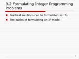 Ppt Chapter 9 Integer Programming Powerpoint Presentation Free