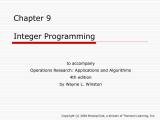 Ppt Chapter 9 Integer Programming Powerpoint Presentation Free