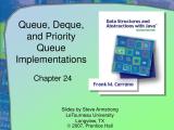 Ppt Queue Deque And Priority Queue Implementations Powerpoint