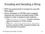 Ppt Chapter 3 Manipulating Strings Php Programming With Mysql 2 Nd