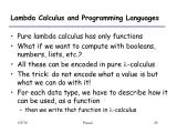 Ppt Foundations Of Programming Languages Introduction To Lambda
