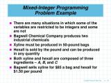 Ppt Integer Programming Goal Programming And Nonlinear Programming