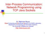 Ppt Inter Process Communication Network Programming Using Tcp Java