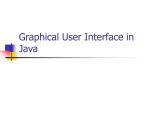 Ppt Graphical User Interface In Java Powerpoint Presentation Free