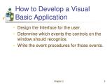 Ppt Chapter 2 Visual Basic Controls And Events Powerpoint