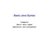 Ppt Basic Java Syntax Powerpoint Presentation Free Download Id 562752