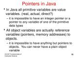 Ppt Java Basics Pointers And Object Variables Topic 3 Powerpoint