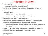 Ppt Java Basics Pointers And Object Variables Topic 3 Powerpoint
