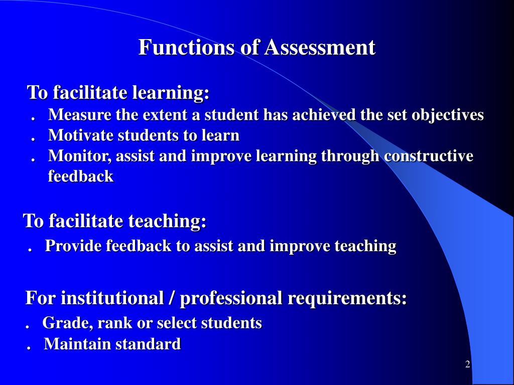 Functions Of Assessment In Learning And Development Functions Of functions-of-assessment-in-learning-and-development-functions-of