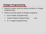Ppt Integer Programming Powerpoint Presentation Free Download Id