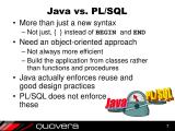 Ppt Java Basics For Pl Sql Programmers Powerpoint Presentation Free