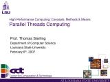 Ppt High Performance Computing Concepts Methods Means Parallel