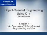 Ppt Object Oriented Programming Using C Third Edition Powerpoint