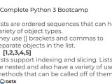 Python Objects And Data Structure Basics Ppt