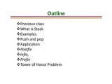 Stack Algorithm Ppt