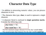 Java Object Orientend Programming 1 Pptx