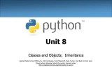 Python Classes And Objects Inheritance Ppt