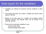 1 Java Data Type Ppt