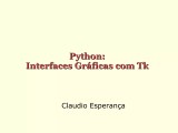 14 Programando Em Python Interfaces Graficas Com Tk Pdf