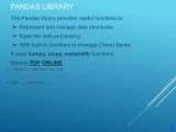 Python Panda Library For Python Programming Ppt